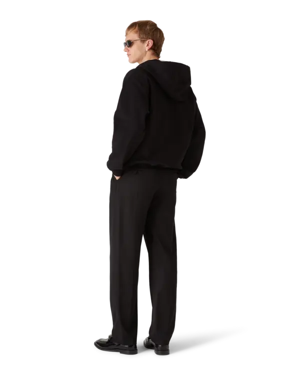 Casablanca Diamond Logo Zip Hooded Sweatshirt