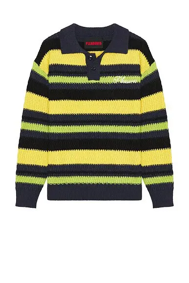 PLEASURES Cooper Polo Sweater