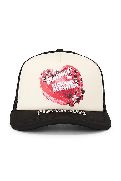 PLEASURES Cake Trucker Cap - Black