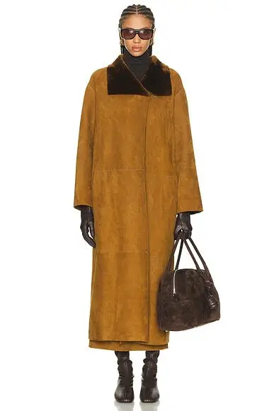Nour Hammour Merinos Shearling Coat