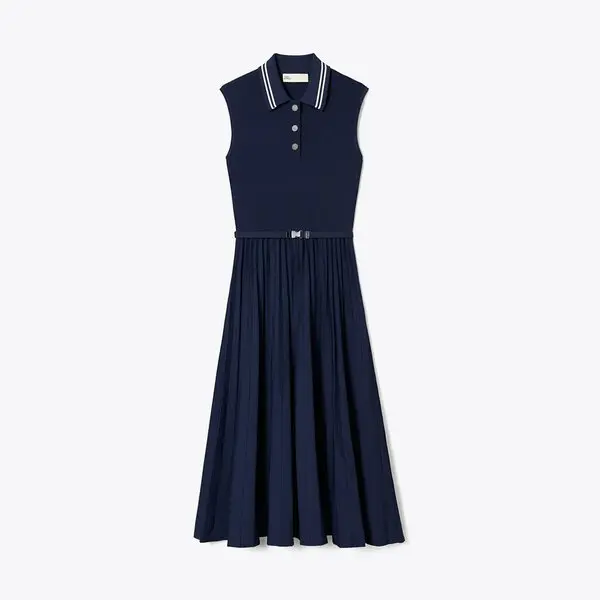Tory Burch Pleated Viscose Dress