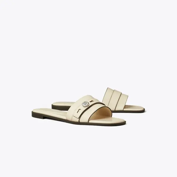 Tory Burch Romy Slide - Light Cream