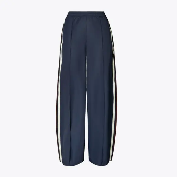 Tory Burch Wide-leg Nylon Track Pant
