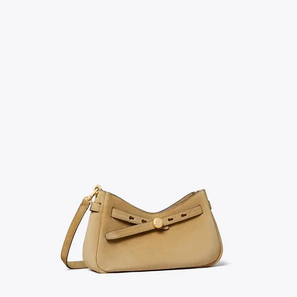 Tory Burch Romy Suede Zip Top Crossbody Bag