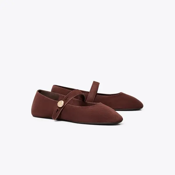 Tory Burch Romy Mary Jane - Warm Brown