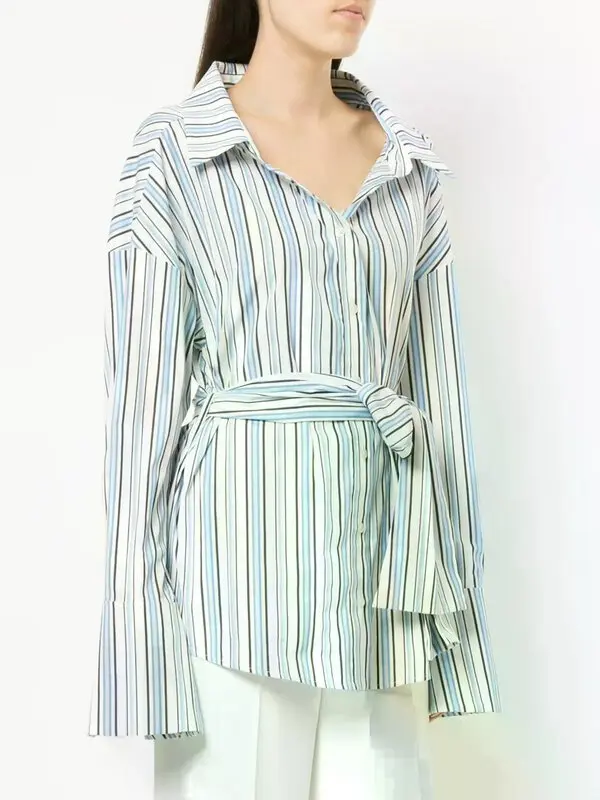 Caroline Constas Striped Shirt