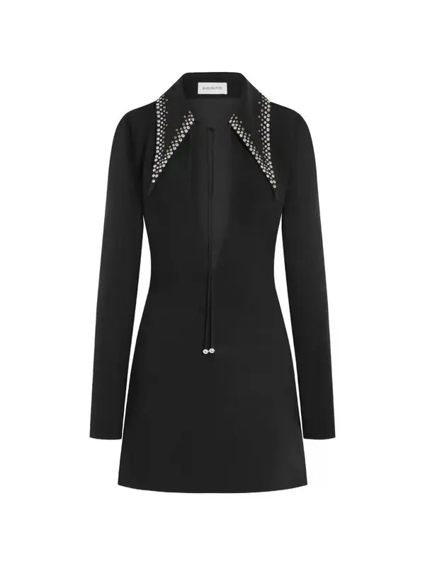 16Arlington Imre Embellished Mini Dress - Black