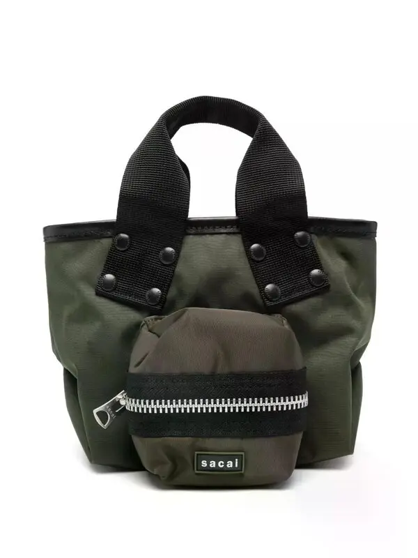 Sacai Zip Detail Tote Bag