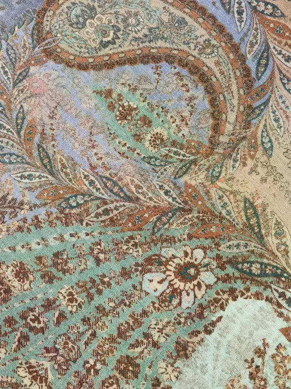 Zimmermann Tapestry Blue Multi Fringed Towel