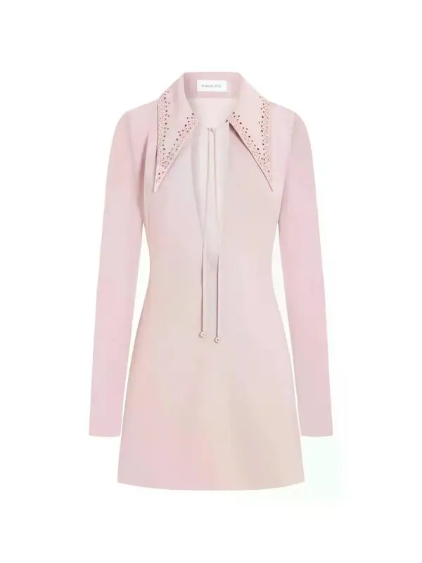 16Arlington Imre Embellished-collar Mini Dress - Pink