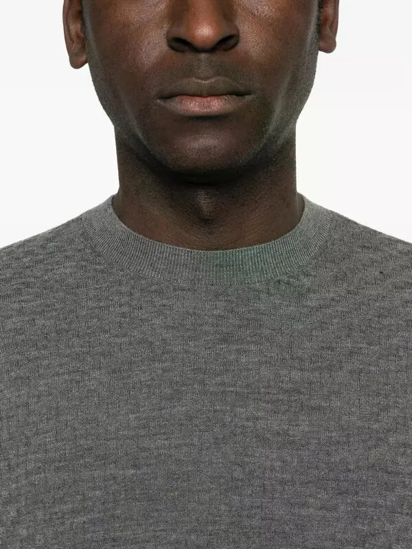 Emporio Armani Textured Virgin Wool Sweater