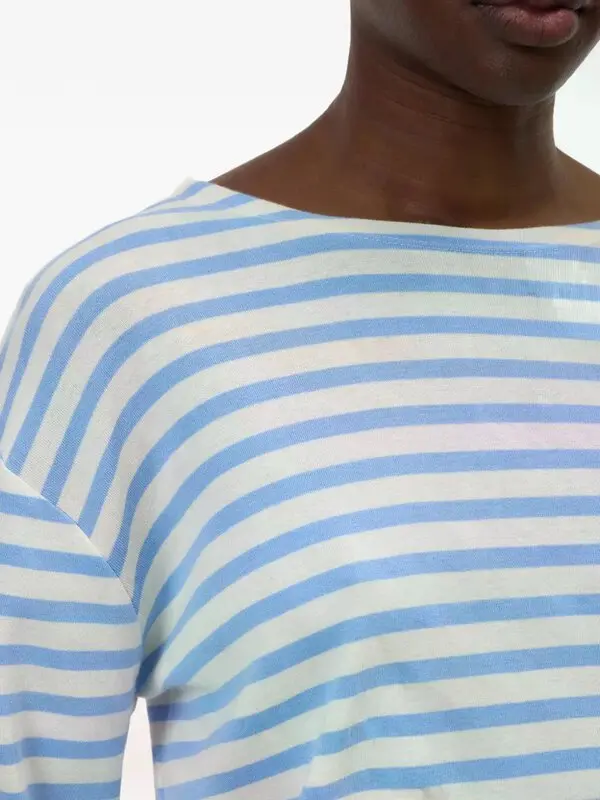 Closed Striped Longsleeve Top - Blue