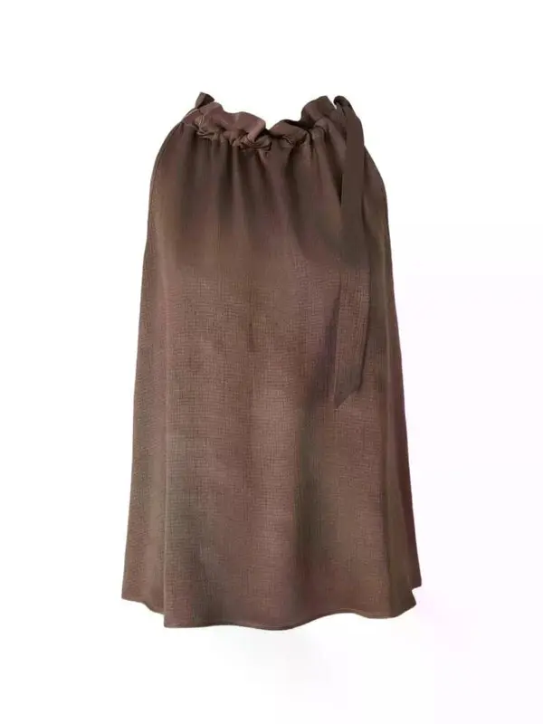 Peserico Ruffled Tie-fastening Top