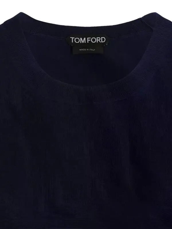 TOM FORD Short-sleeved T-shirt - Blue