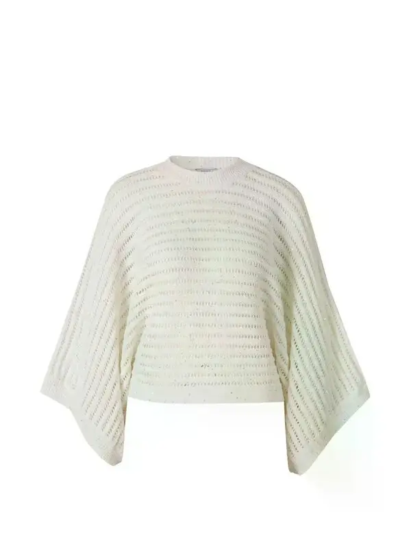 Peserico Crew-neck Sequin-embellishment Sweater