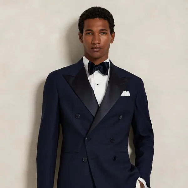 Ralph Lauren Polo Tailored Peak-lapel Tuxedo Jacket - Navy