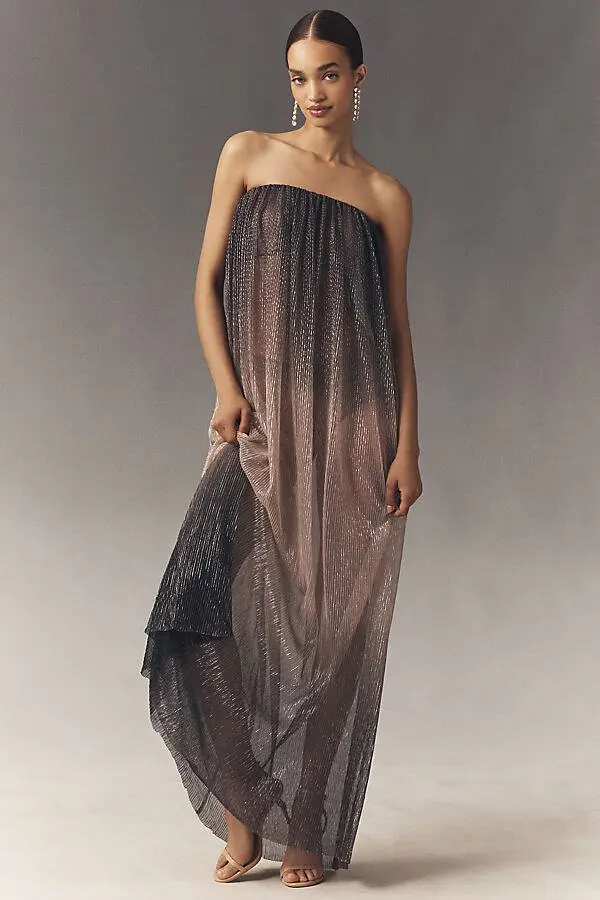 L'IDEE Dante Strapless Maxi Dress