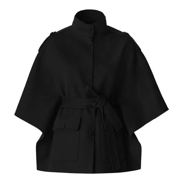 Mackage Henrietta Double-face Wool Cape Jacket