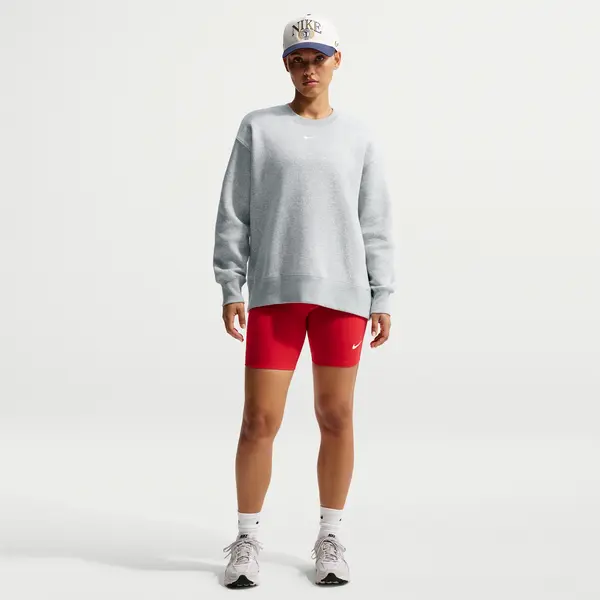 Nike Sportswear Phoenix Fleece Oversized Crew-neck Sweatshirt - Grey