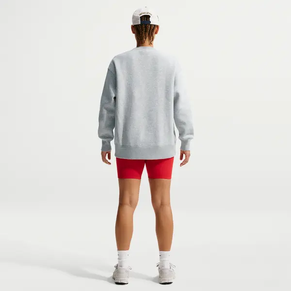 Nike Sportswear Phoenix Fleece Oversized Crew-neck Sweatshirt - Grey