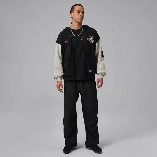 JORDAN Brooklyn Oversized Full-zip Hoodie