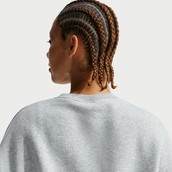 Nike Sportswear Phoenix Fleece Over-oversized Crew-neck Sweatshirt - Grey