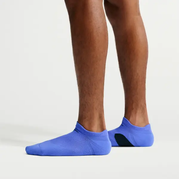 Nike Run Midweight Running No-show Socks - Blue