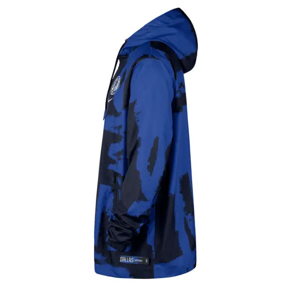 Nike Dallas Mavericks Courtside Nba Club Woven Full-zip Jacket