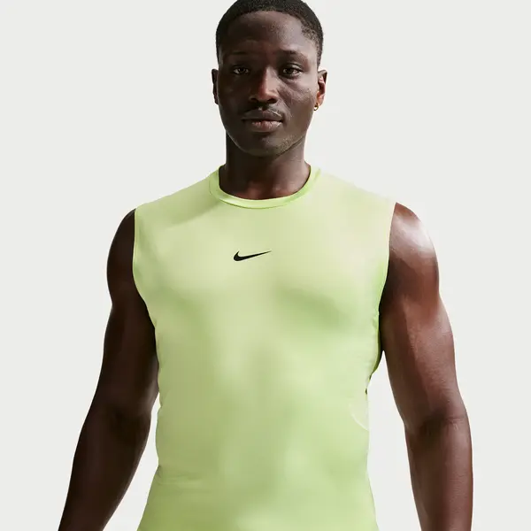 Nike Pro Dri-fit Tight Sleeveless Fitness Top - Green