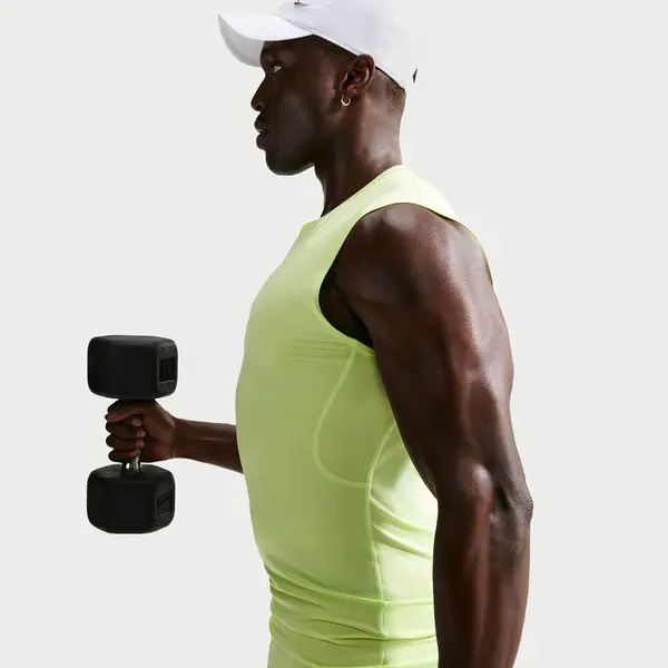 Nike Pro Dri-fit Tight Sleeveless Fitness Top - Green