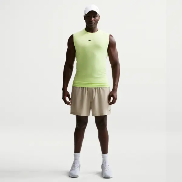 Nike Pro Dri-fit Tight Sleeveless Fitness Top - Green