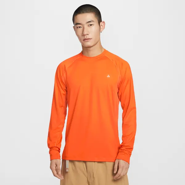Nike Wildsee" Dri-fit Long-sleeve Base Layer - Orange