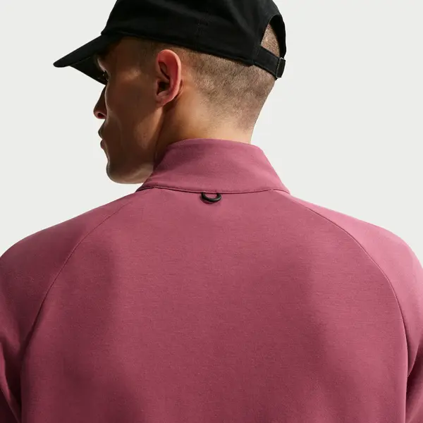 Nike 24.7 Impossiblysoft Dri-fit 1/2-zip Top - Red