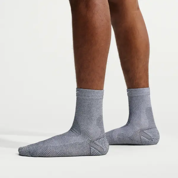 Nike Run Lightweight Performance Micro-crew Socks - Grey