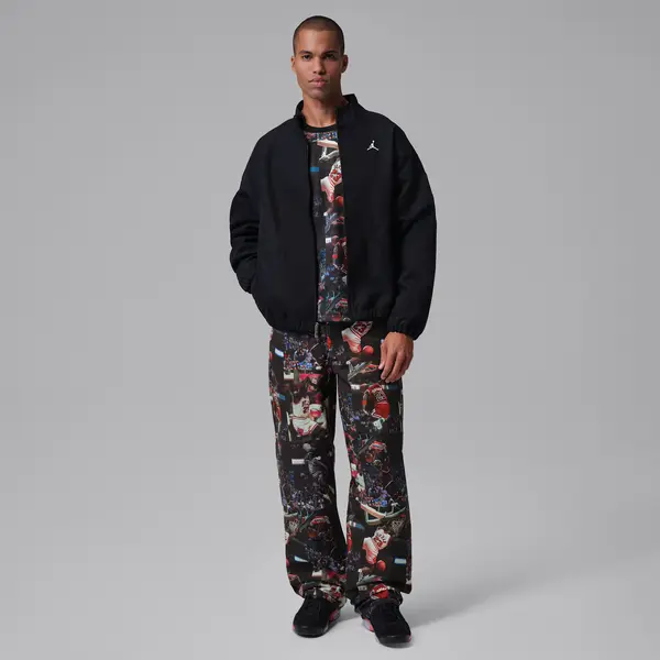 JORDAN Flight Printed Long-sleeve Jersey