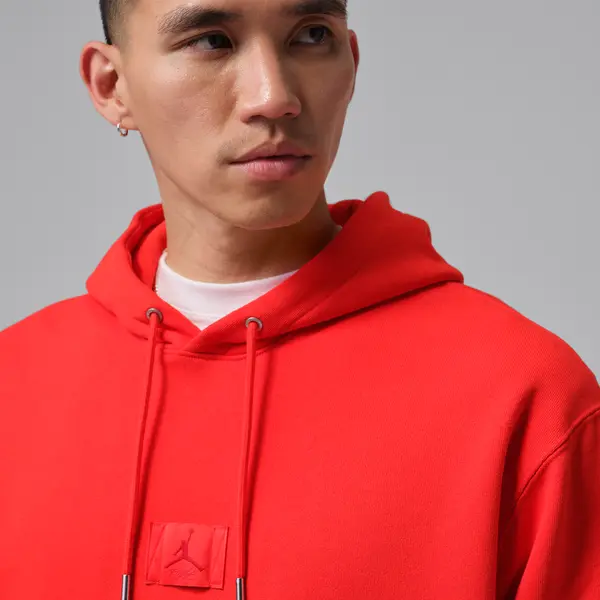 JORDAN Flight Fleece Pullover Hoodie - Red