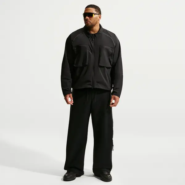 Nike Tech Long-sleeve Utility Shirt - Black