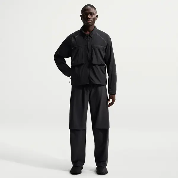 Nike Tech Long-sleeve Utility Shirt - Black
