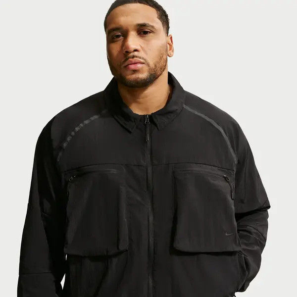 Nike Tech Long-sleeve Utility Shirt - Black