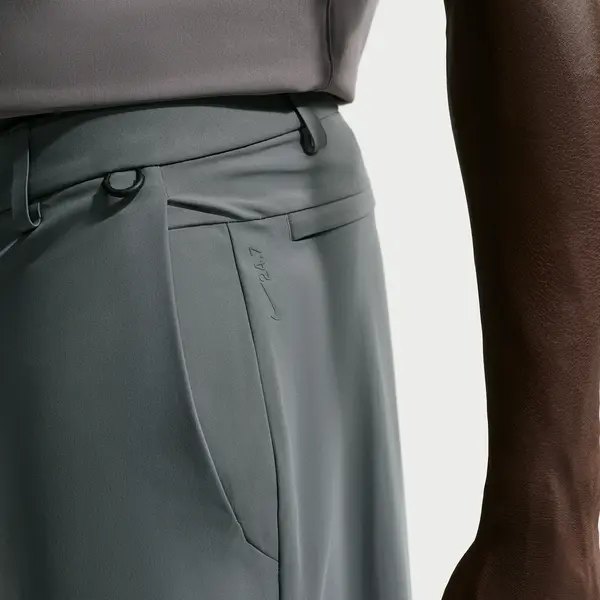 Nike 24.7 Perfectstretch Dri-fit Loose-fit Chino Trousers - Grey