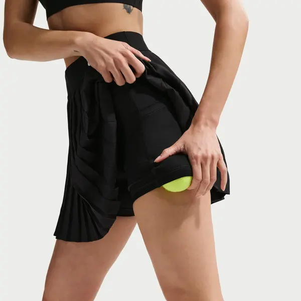 Nike Victory Dri-fit High-waisted Tennis Skirt - Black
