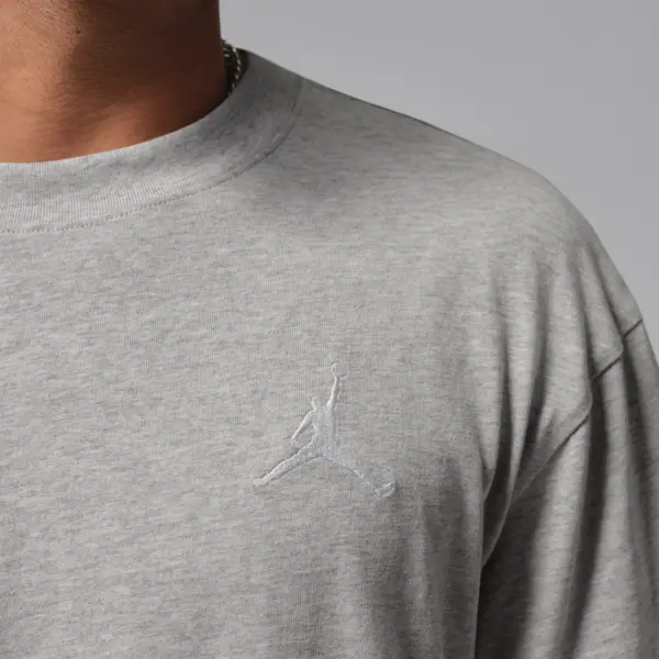 JORDAN Embroidered Jumpman T-shirt - Grey