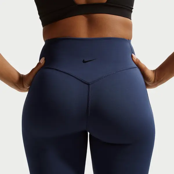 Nike Universa High-waisted 8" Biker Shorts With No Front Seam - Blue