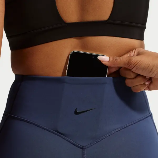 Nike Universa High-waisted 8" Biker Shorts With No Front Seam - Blue