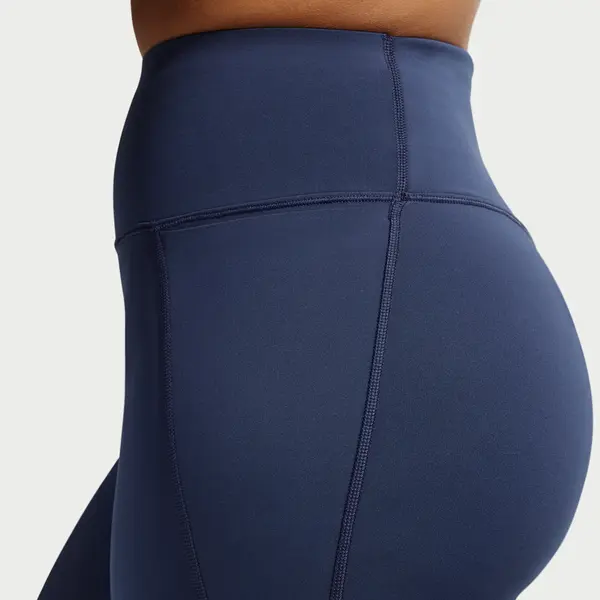 Nike Universa High-waisted 8" Biker Shorts With No Front Seam - Blue