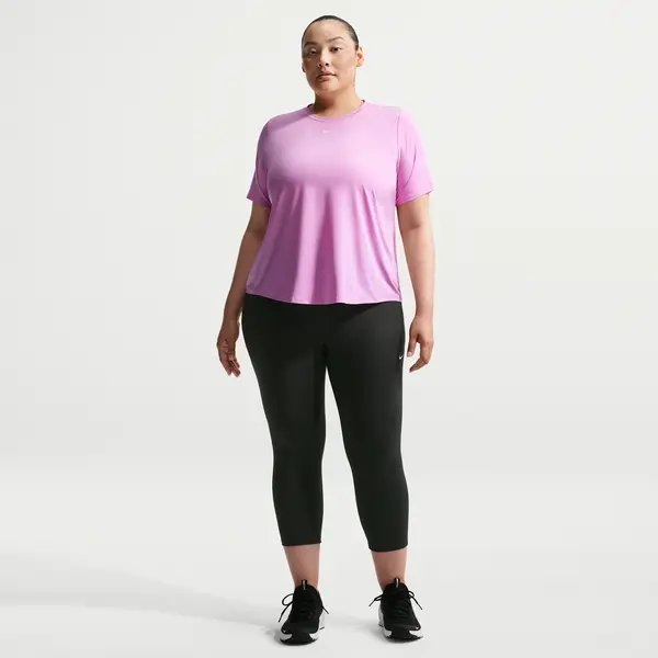 Nike One High-waisted Crop Leggings - Black