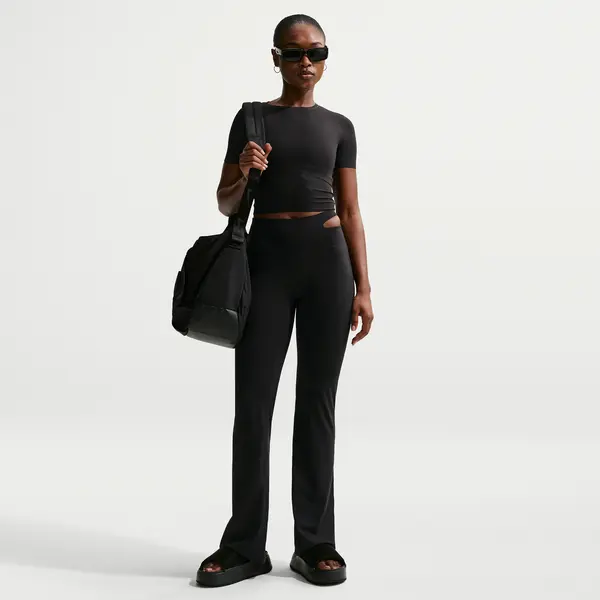 Nike Zenvy High-waisted Flared Leggings - Black