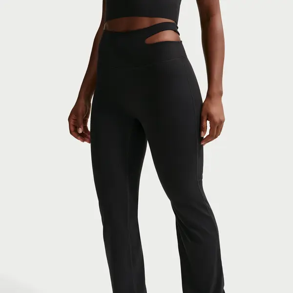 Nike Zenvy High-waisted Flared Leggings - Black