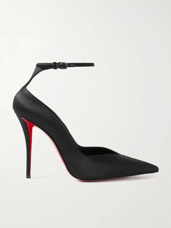 CHRISTIAN LOUBOUTIN Erozee 100 Satin Pumps