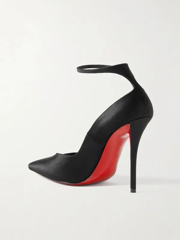 CHRISTIAN LOUBOUTIN Erozee 100 Satin Pumps